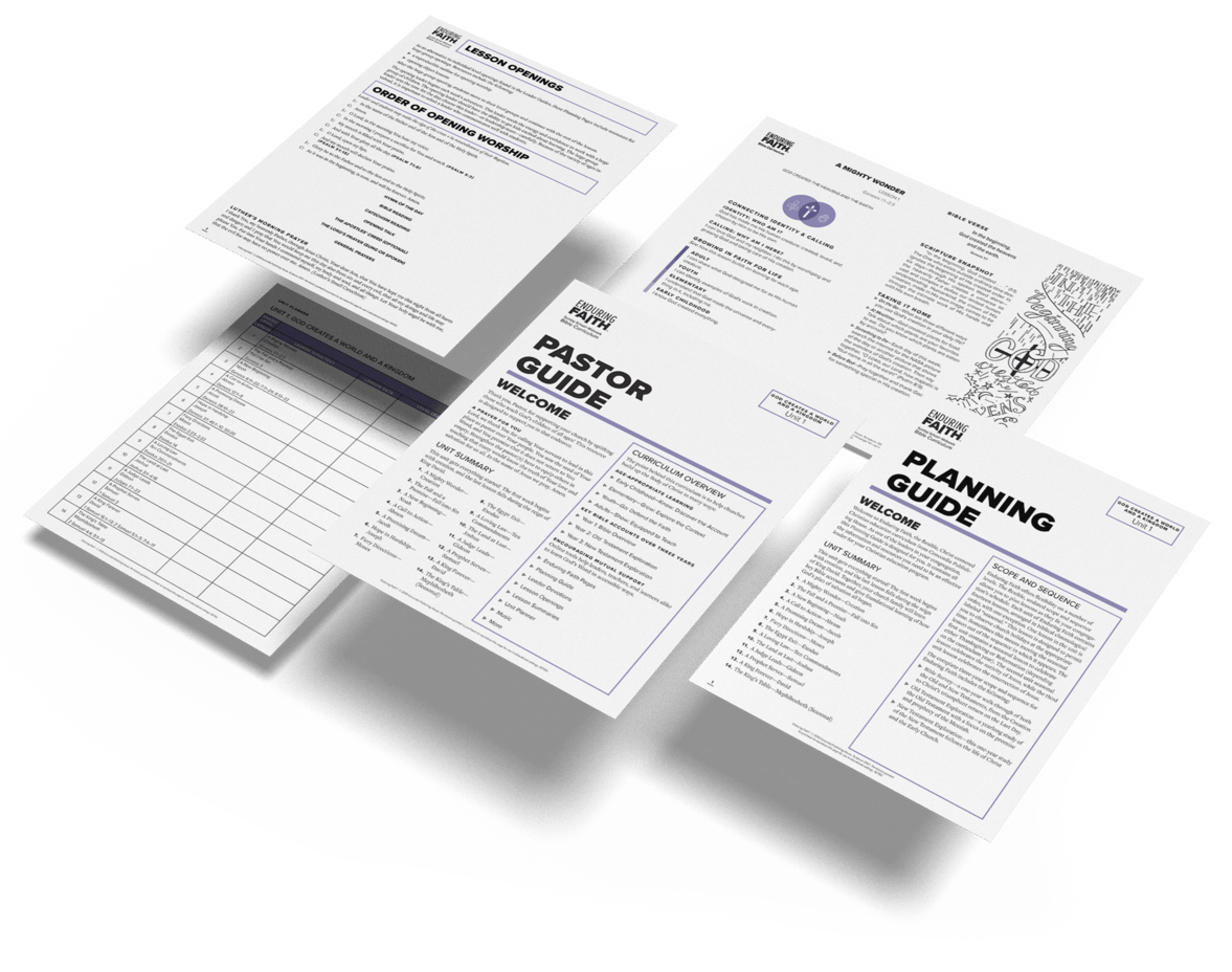 Early Childhood, Elementary, Youth & Adult Sunday School